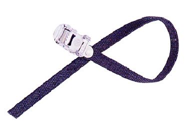 BikeLane TOE STRAPS, NYLON, BLACK, 450mm (Pair) 3540A - Treadly Bike Shop